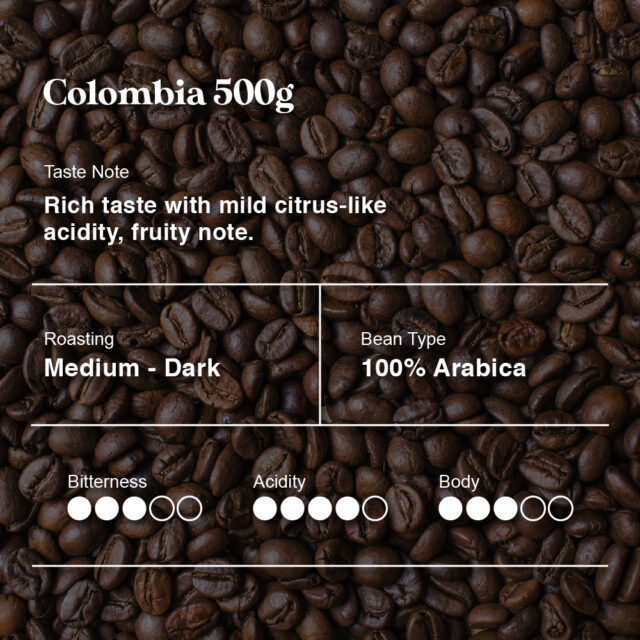 Colombian Coffee Beans & Ground Coffee 500G | Mister Coffee